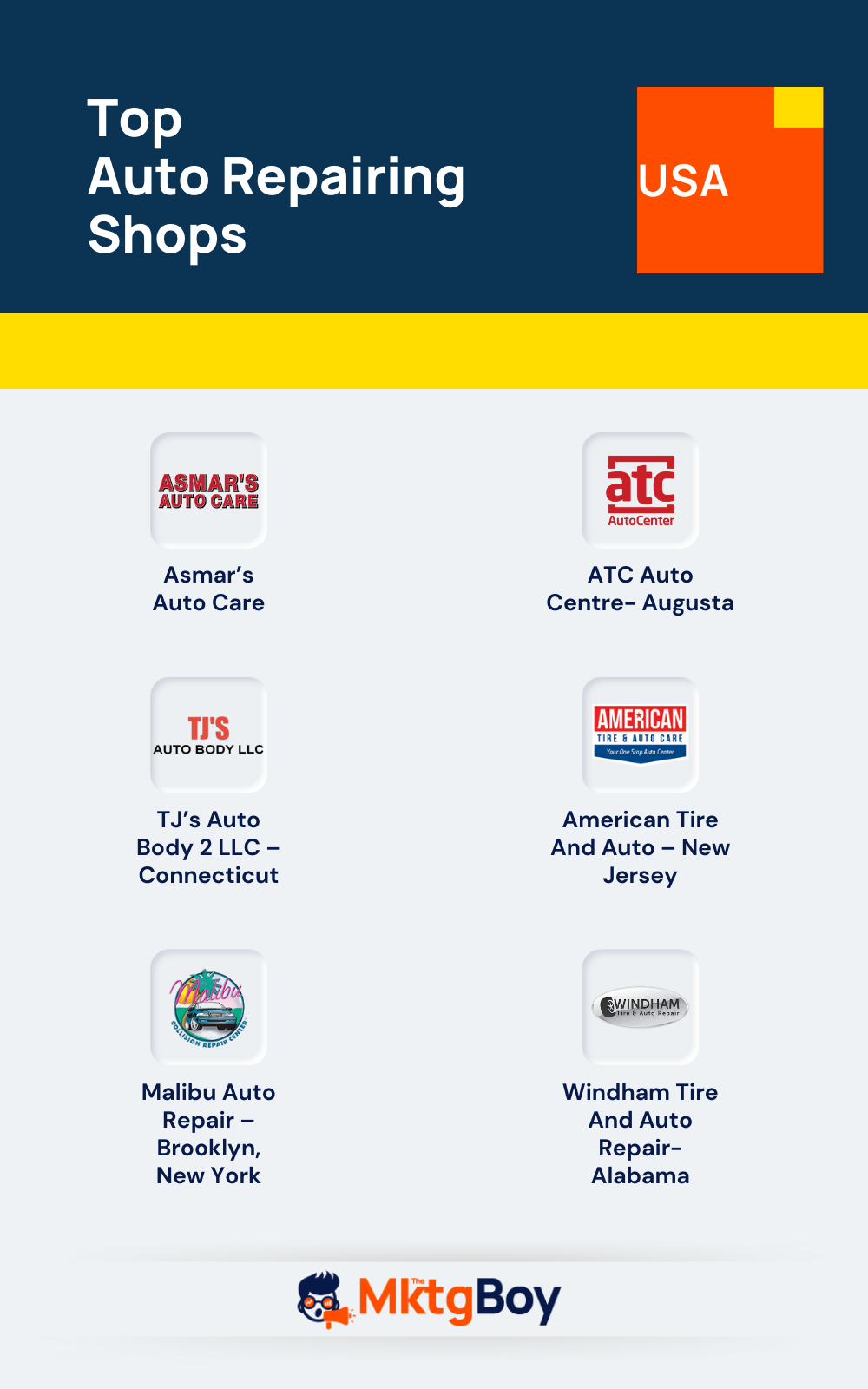 Top 10 Best Auto Repairing Shops in the USA - theBrandBoy.Com