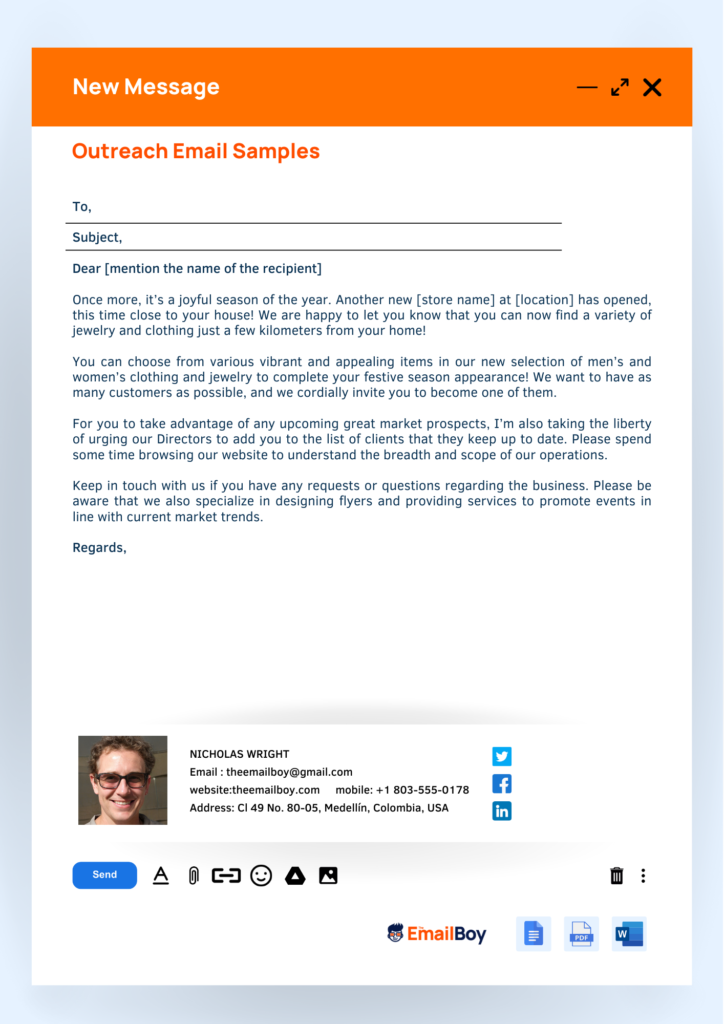 Outreach Email Example: 5+ Effective Templates - TheEmailboy