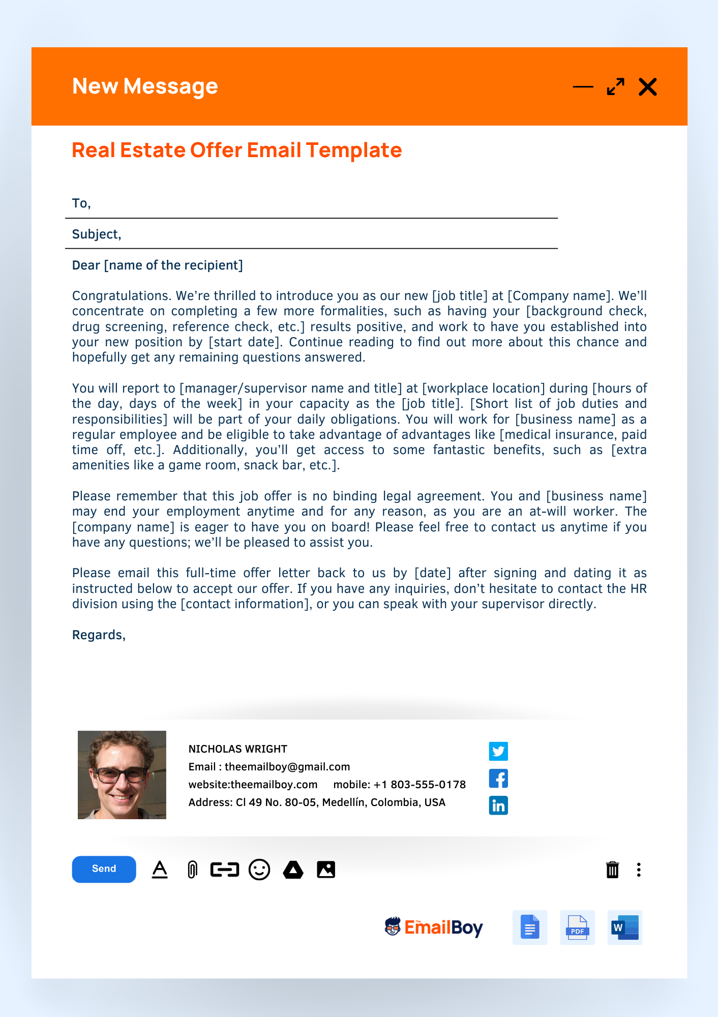 Real Estate Offer Email Template: 5+ Winning Examples