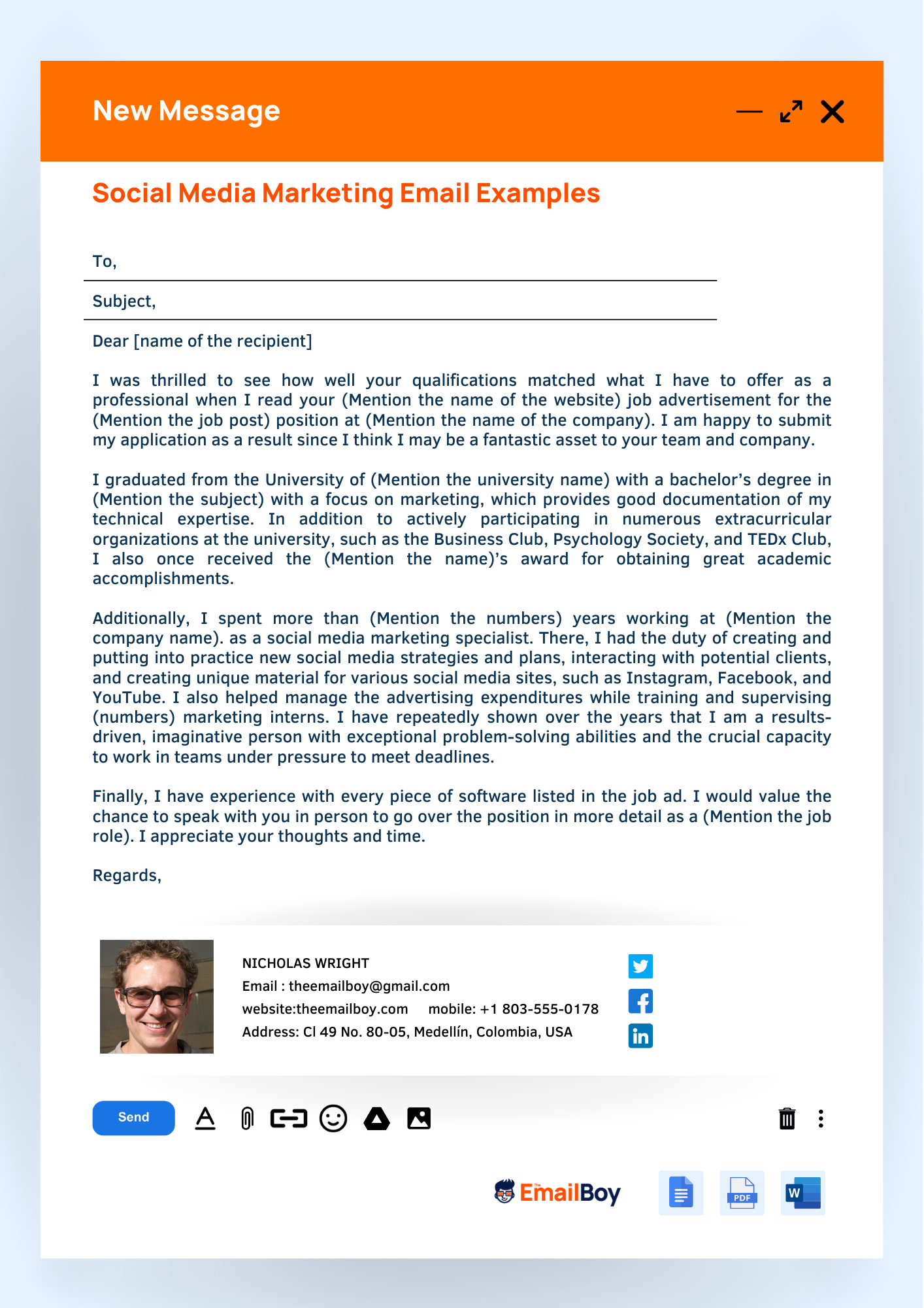 Social Media Marketing Email Templates: 5+ Winning Samples